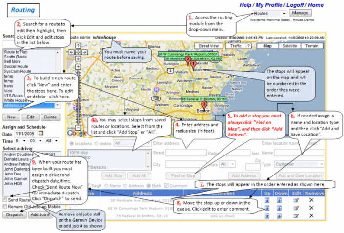 routing » Boston Global Tracking